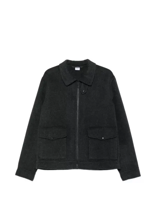 Aspesi Flap-pocket Zip-up Jacket - Grey