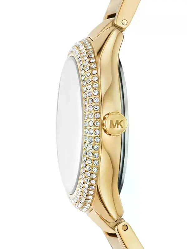 Michael Kors Mini Sylvia Pavé Gold-tone Watch