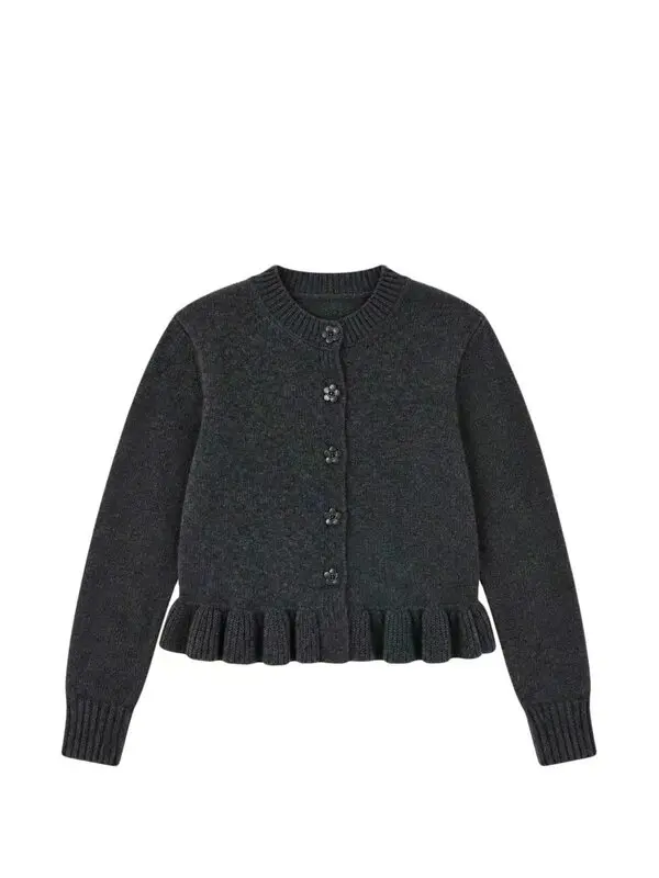 Cecilie Bahnsen Fibbie Ruffled Cardigan