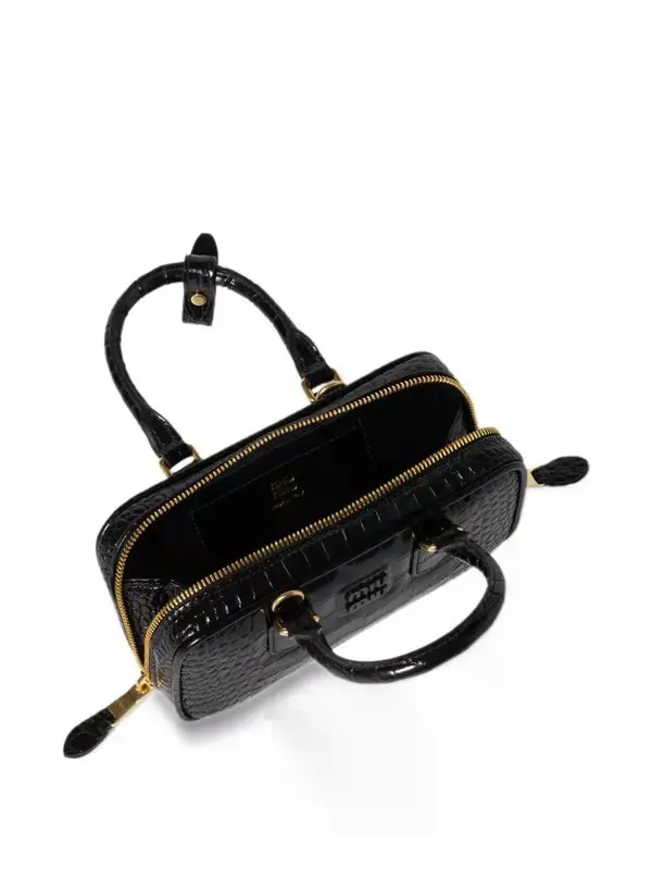 Miu Miu Mini Arcadie Bag In Crocodile Embossed Leather