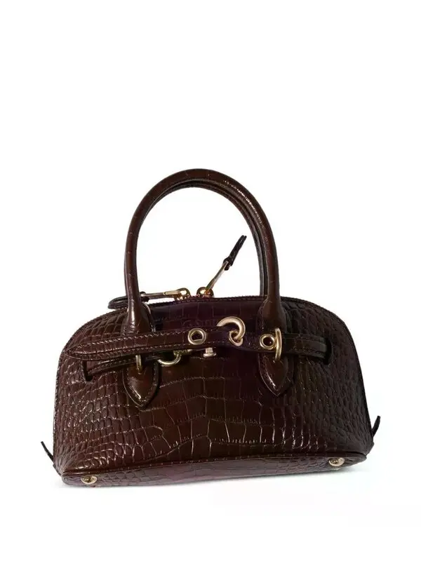 Miu Miu Aventure Crocodile Embossed Calfskin Mini-bag