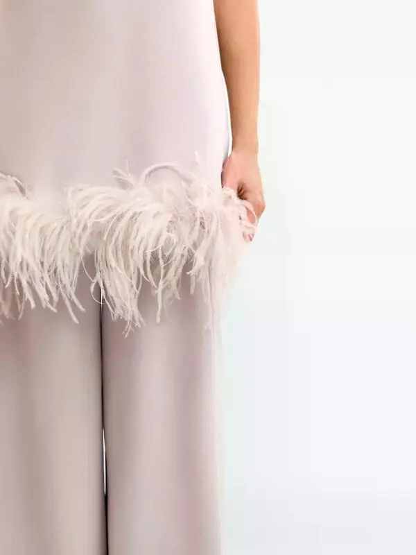 GEMY MAALOUF Wide-leg Cropped Trousers