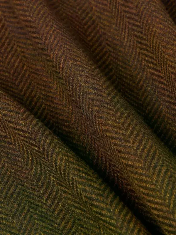 Zegna Dark Orange Multimélange Oasi Cashmere Overshirt