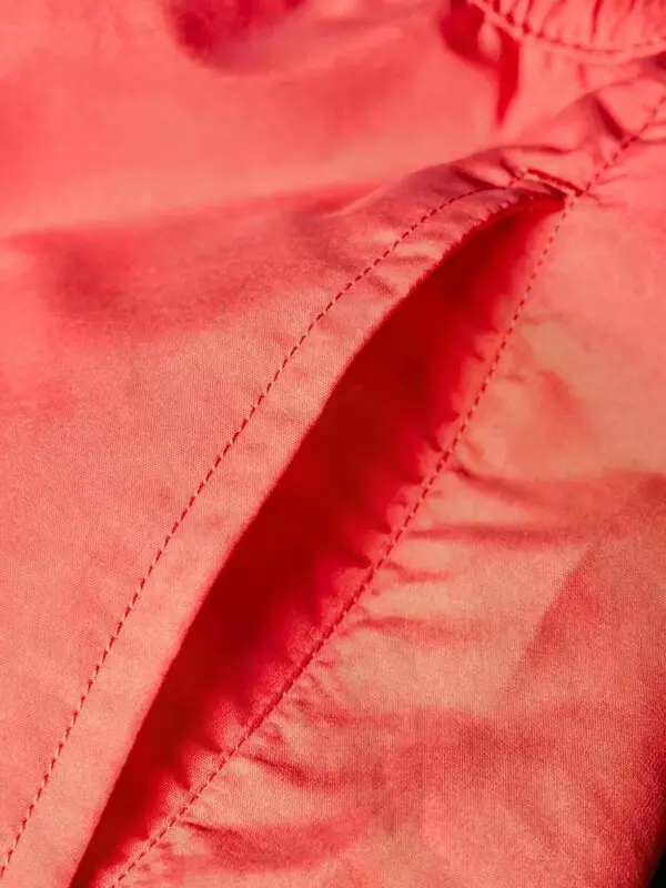 Paul Smith Coral Pink Zebra-logo Swim Shorts