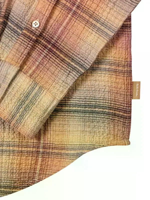 Paul Smith Check-pattern Seersucker Shirt