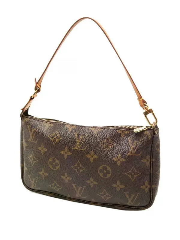 LOUIS VUITTON 2001 Monogram Pochette Accessoires Shoulder Bag