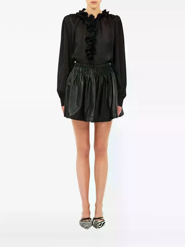 Ulla Johnson Willhemina Ruffled Blouse - Black