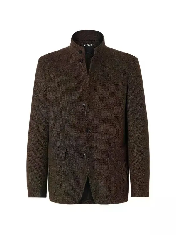 Zegna And Black Oasi Cashmere Il Conte Jacket