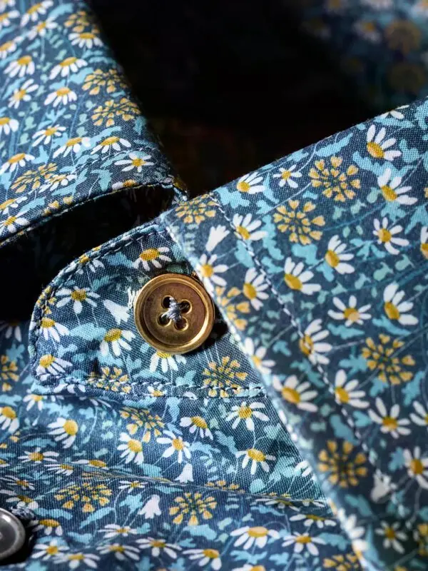 Paul Smith Regular-fit Dark Liberty-floral-print Shirt
