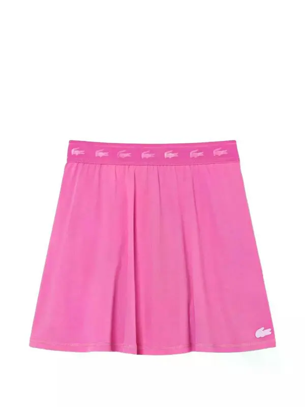 Lacoste Logo-waistband Piqué Mini Skirt