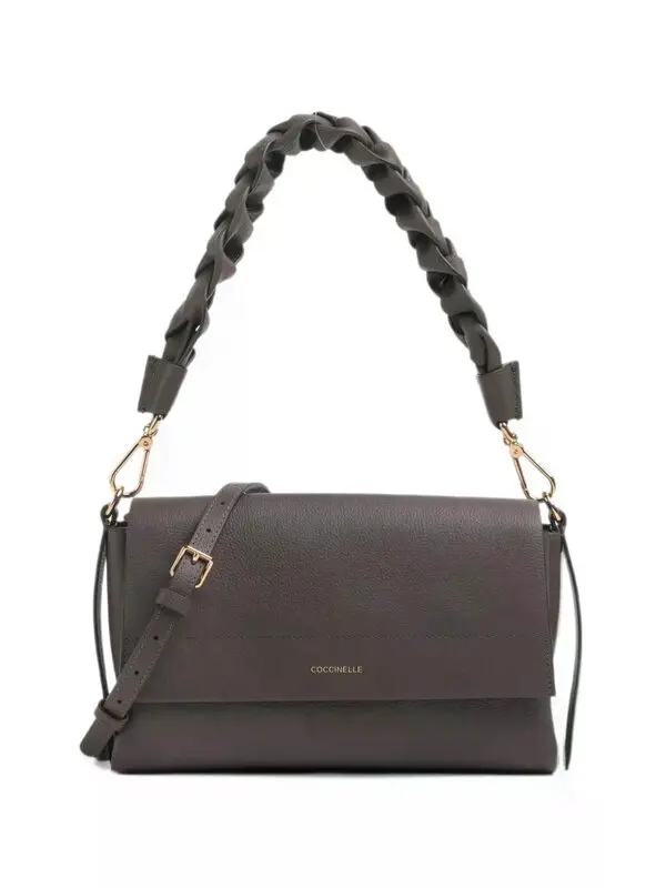 COCCINELLE Small Boheme Braided-handle Leather Shoulder Bag