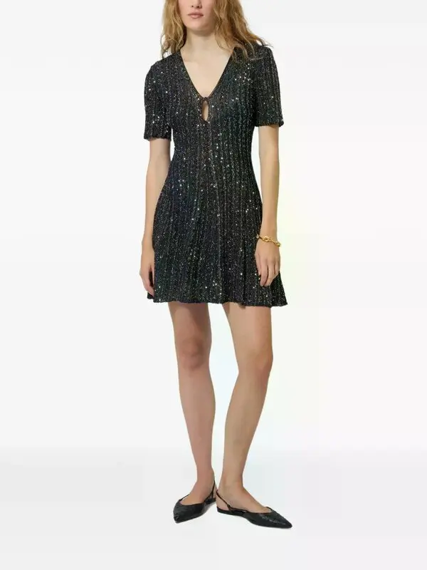 Missoni Lamé Viscose Knit Mini Dress