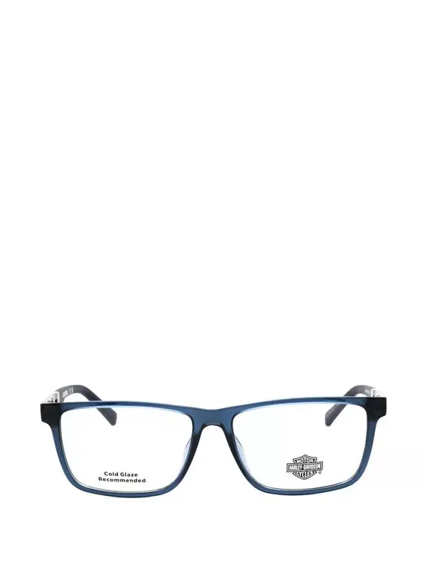 HARLEY-DAVIDSON Rectangle-frame Glasses - Blue
