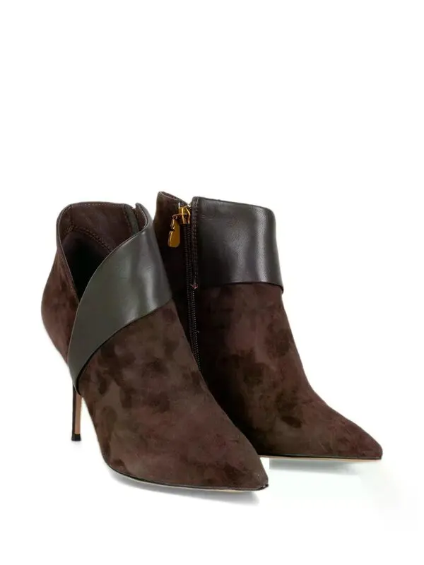 MARC ELLIS Suede Ankle Boots - Brown