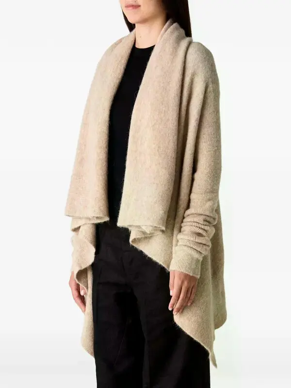 Rick Owens Hooded Medium Wrap Cardigan