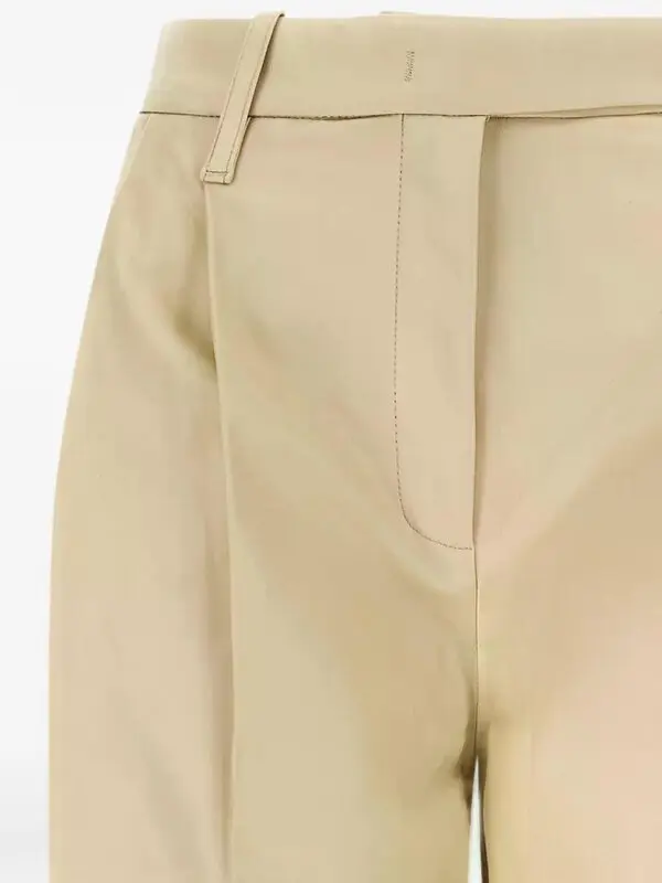 Co Pearl Panelled Leather Trousers