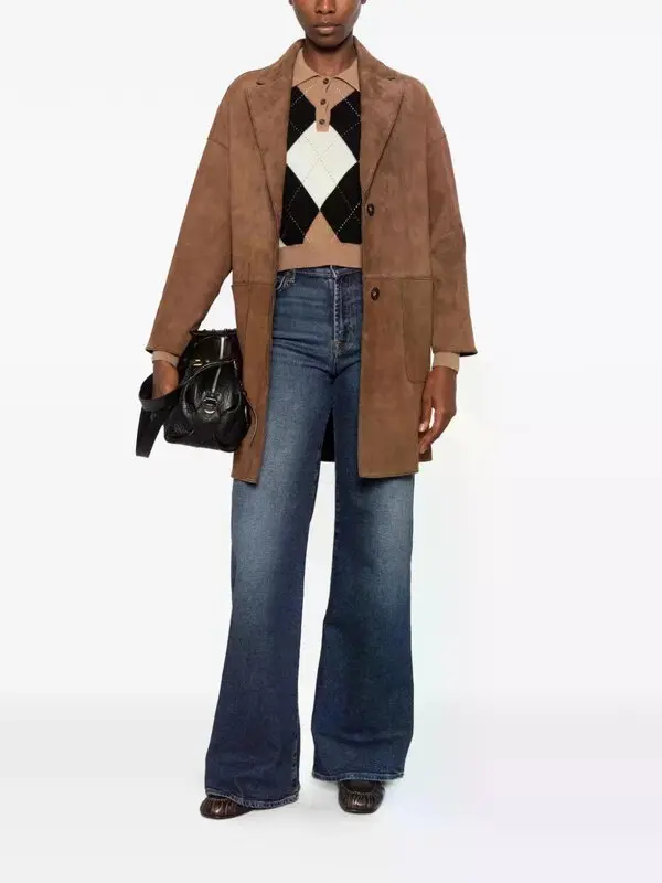 7 For All Mankind Lotta Faded Wide-leg Jeans
