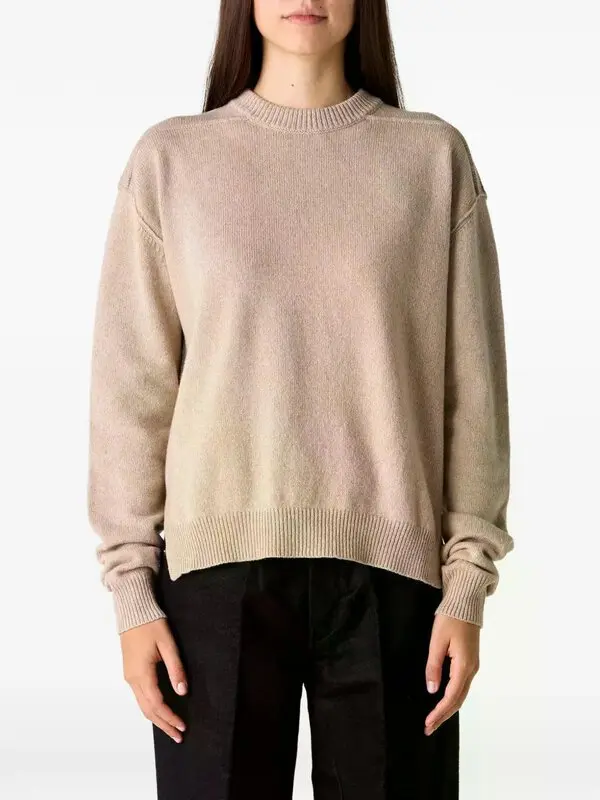 Rick Owens Ribbed-knit Round-neck Sweater