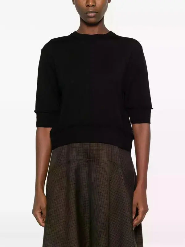 DEPARTMENT 5 Open-back Ribbon-tie Sweater