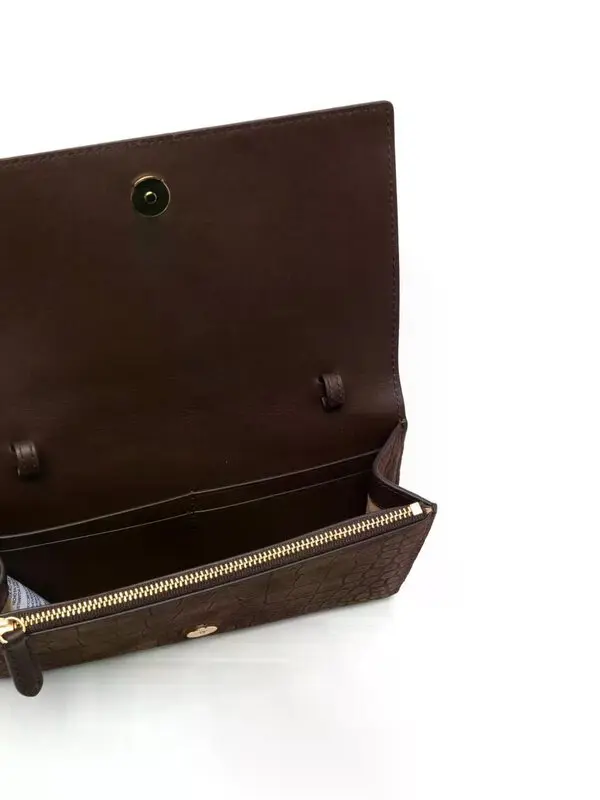 Ralph Lauren Crocodile-embossed Clutch Bag