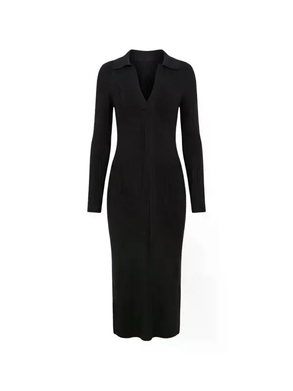 MC2 SAINT BARTH Octavia Merino-wool Blend Long Knit Dress