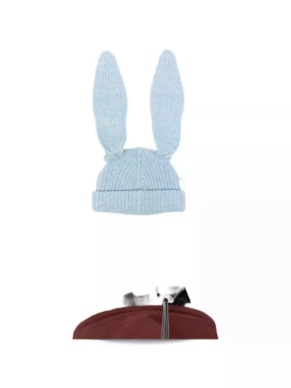 CHARLES JEFFREY Chunky-knit Bunny-ear Beanie Hat