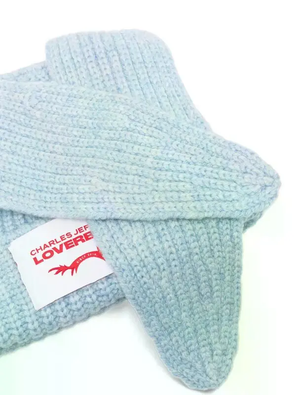 CHARLES JEFFREY Chunky-knit Bunny-ear Beanie Hat