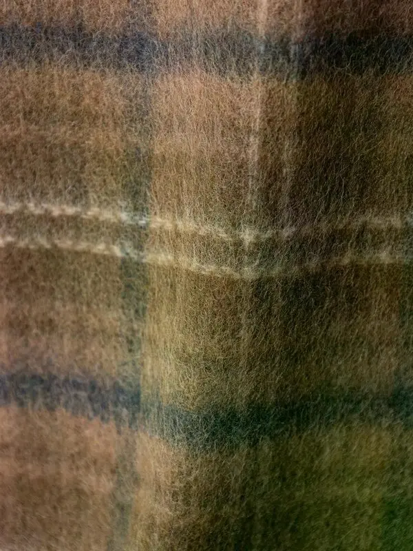 Lacoste Wool-blend Plaid Scarf
