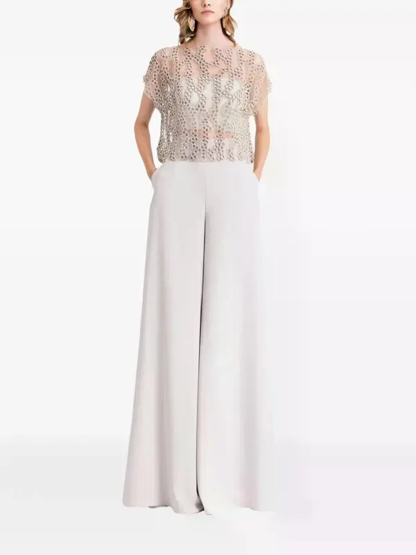 GEMY MAALOUF High-waisted Flared Trousers