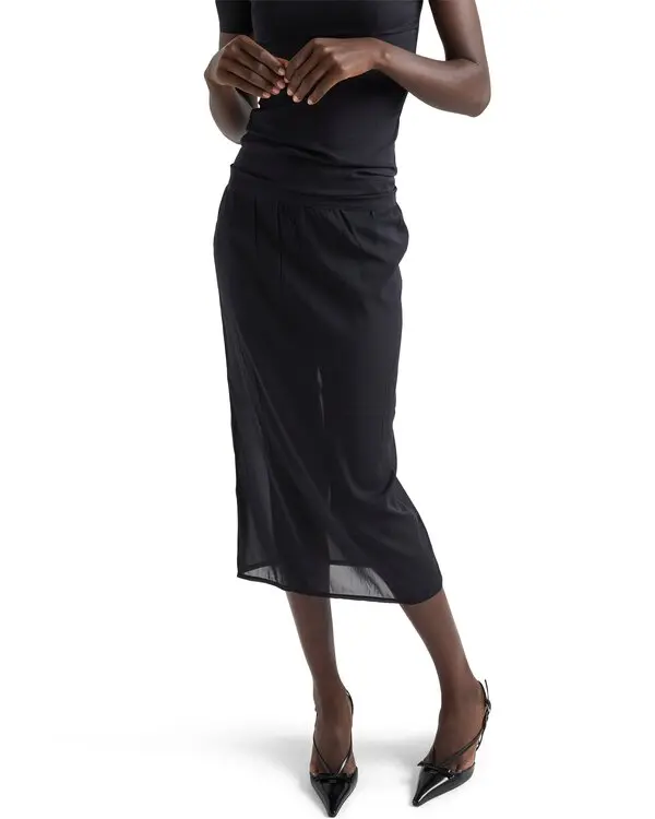 Prada Stretch Silk Chiffon Slip