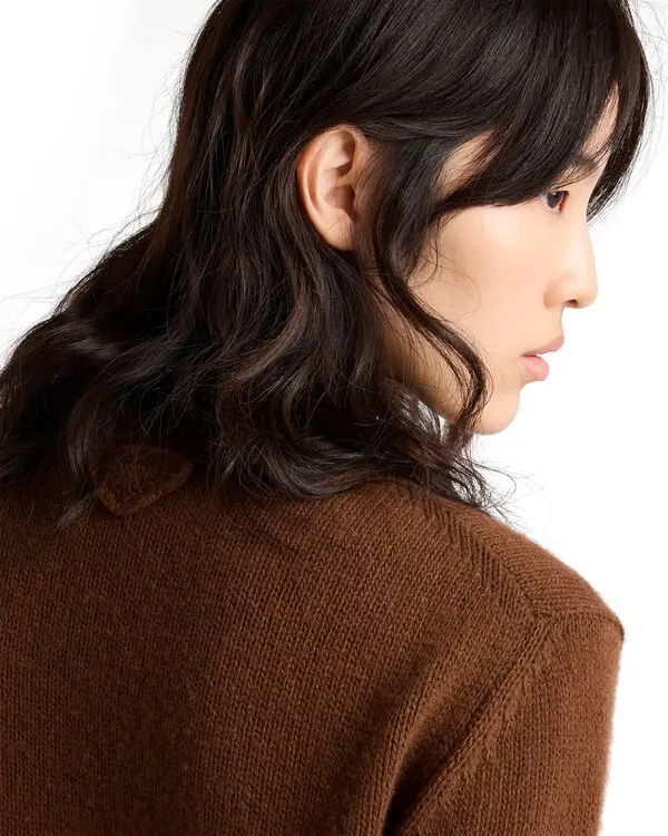 Prada Wool And Cashmere Crew-neck Sweater