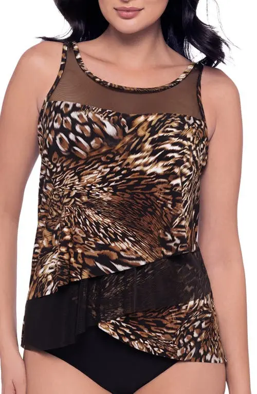 Miraclesuit Cat Call Mirage Underwire Tankini Top