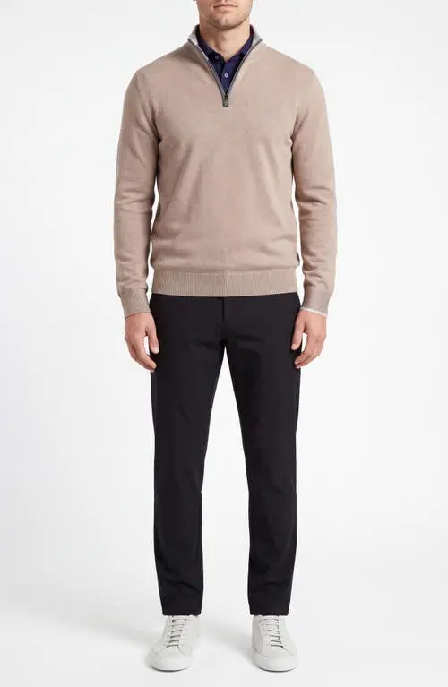 Greyson Koko Quarter Zip Wool & Cashmere Sweater
