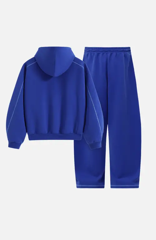 AELFRIC EDEN Contrast Stitch Heart Hoodie Set