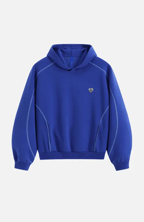 AELFRIC EDEN Contrast Stitch Heart Hoodie Set