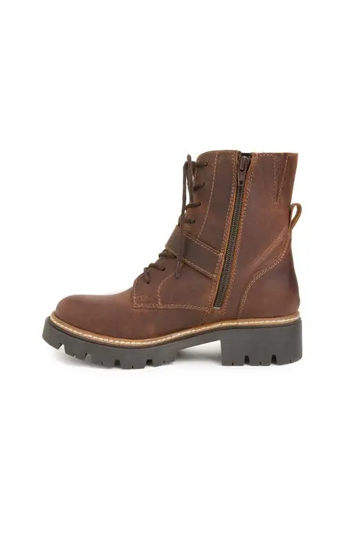 CELTIC & CO. Strap Detail Lace Up Ankle Boots