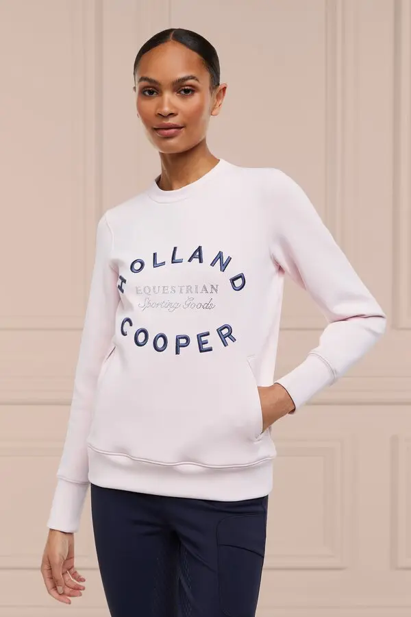 Holland Cooper Crystal Crew Neck Sweat