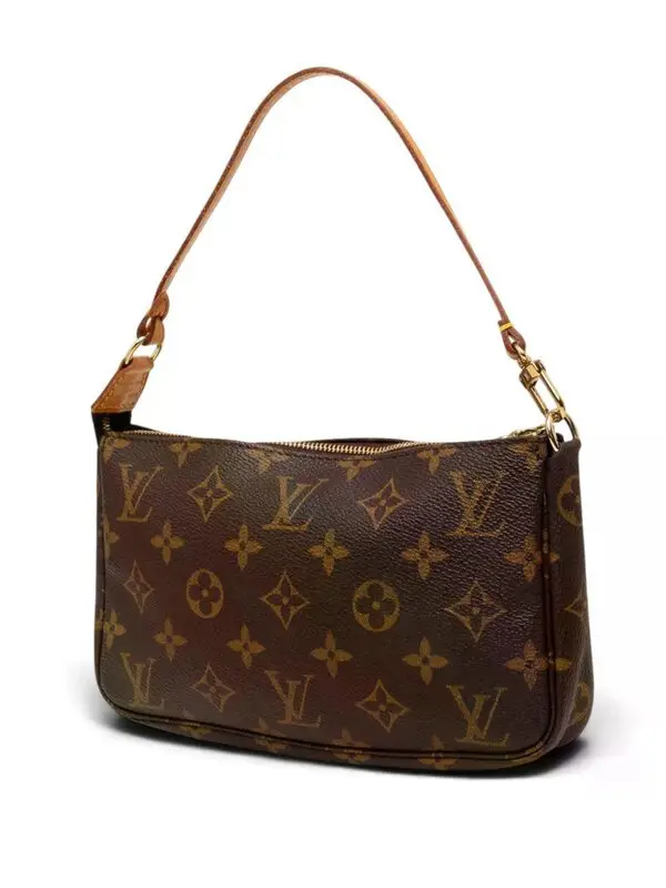 LOUIS VUITTON 2001 Monogram Pochette Accessoires Shoulder Bag