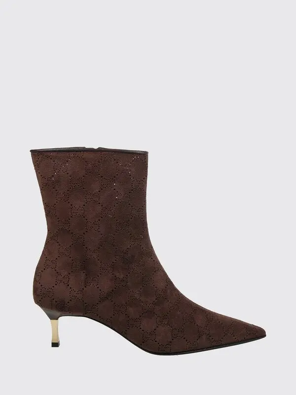 Gucci Flat Ankle Boot - Brown