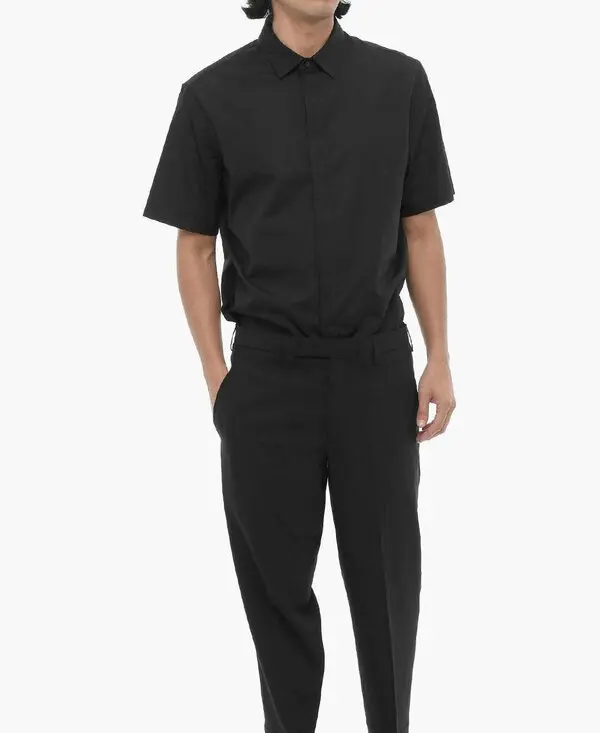 Neil Barrett Slim-fit Flat-front Trousers