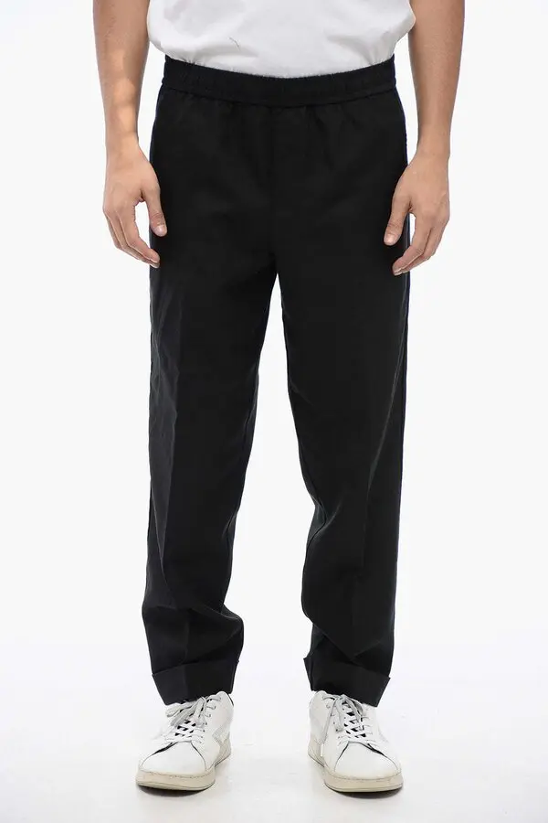 Neil Barrett Elastic-waistband Drawstring-fastening Chinos
