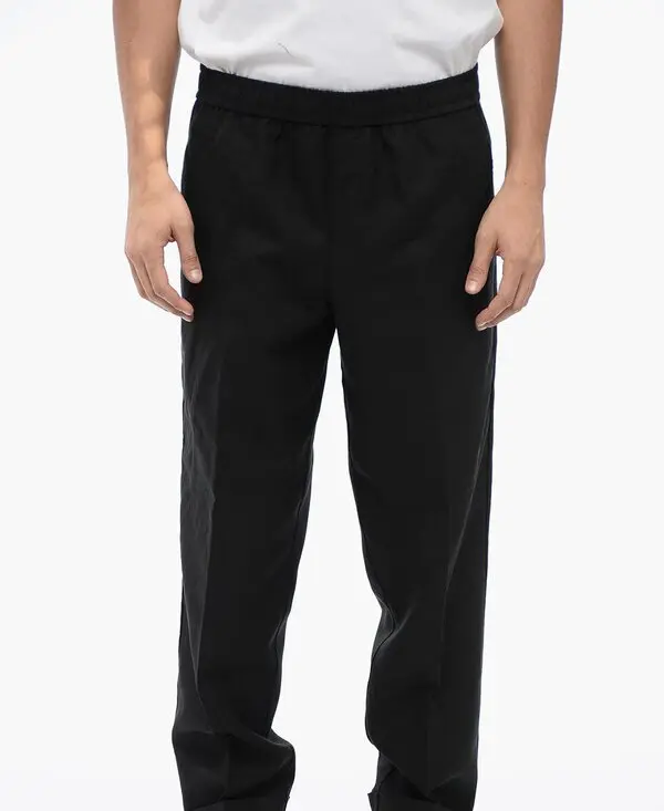 Neil Barrett Elastic-waistband Drawstring-fastening Chinos
