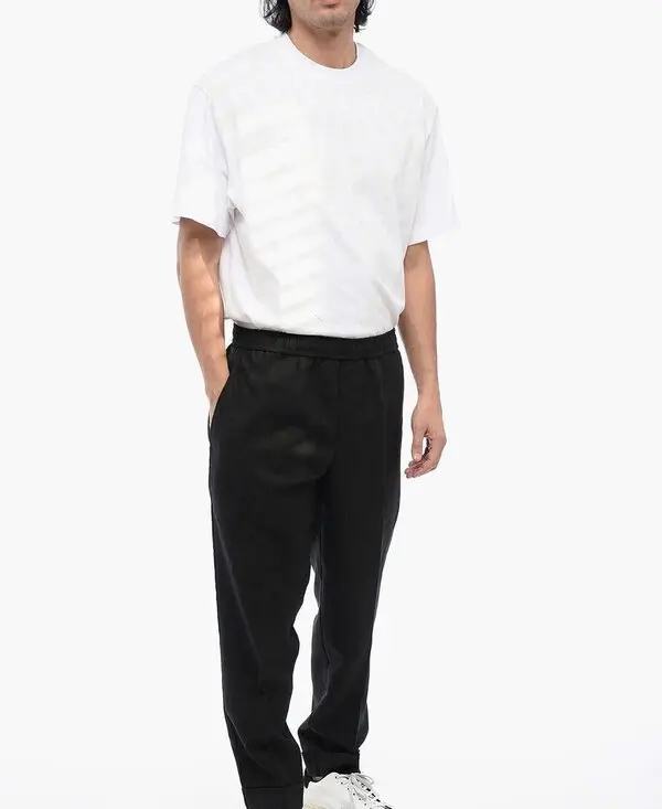 Neil Barrett Elastic-waistband Drawstring-fastening Chinos
