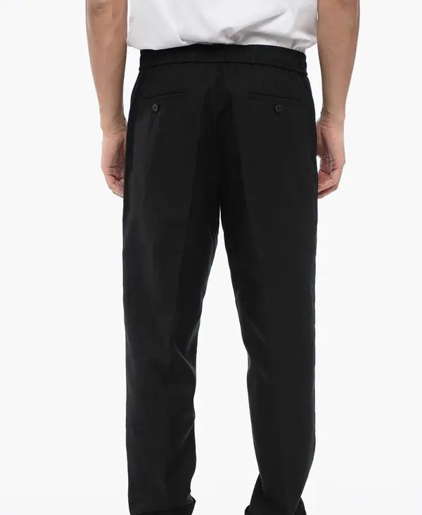 Neil Barrett Elastic-waistband Drawstring-fastening Chinos