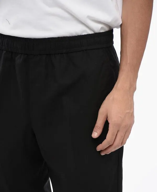 Neil Barrett Elastic-waistband Drawstring-fastening Chinos