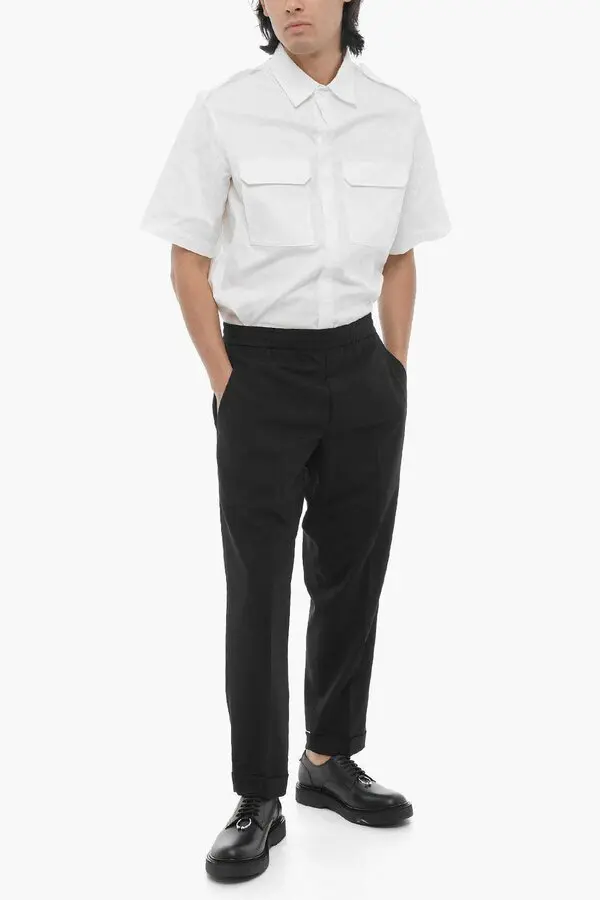 Neil Barrett Elasticated-waistband Trousers