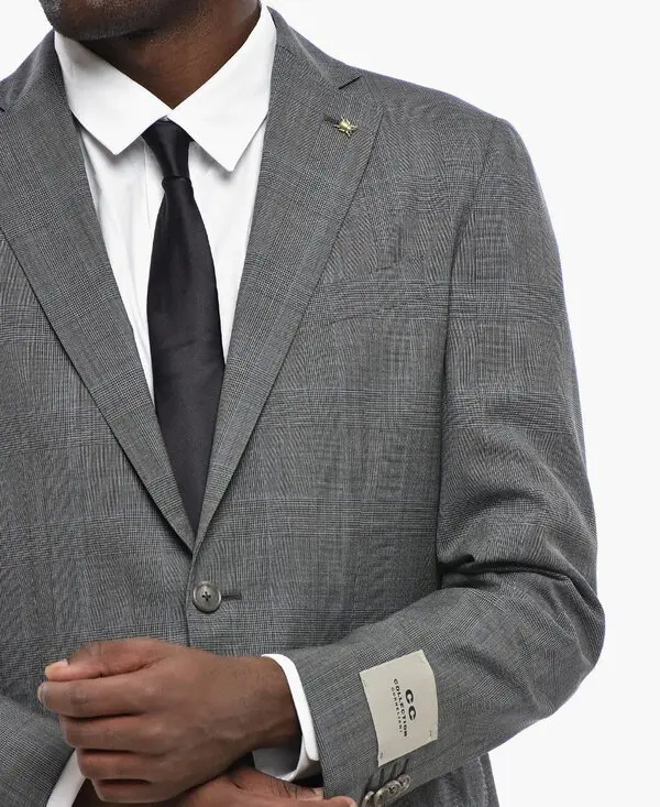 Corneliani District Check Virgin Wool Suit