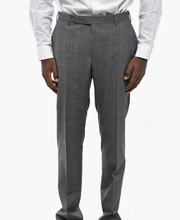Corneliani District Check Virgin Wool Suit