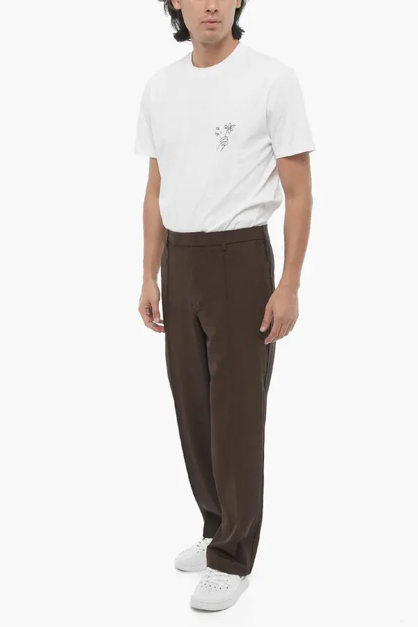 Neil Barrett Pintuck Slim-fit Trousers