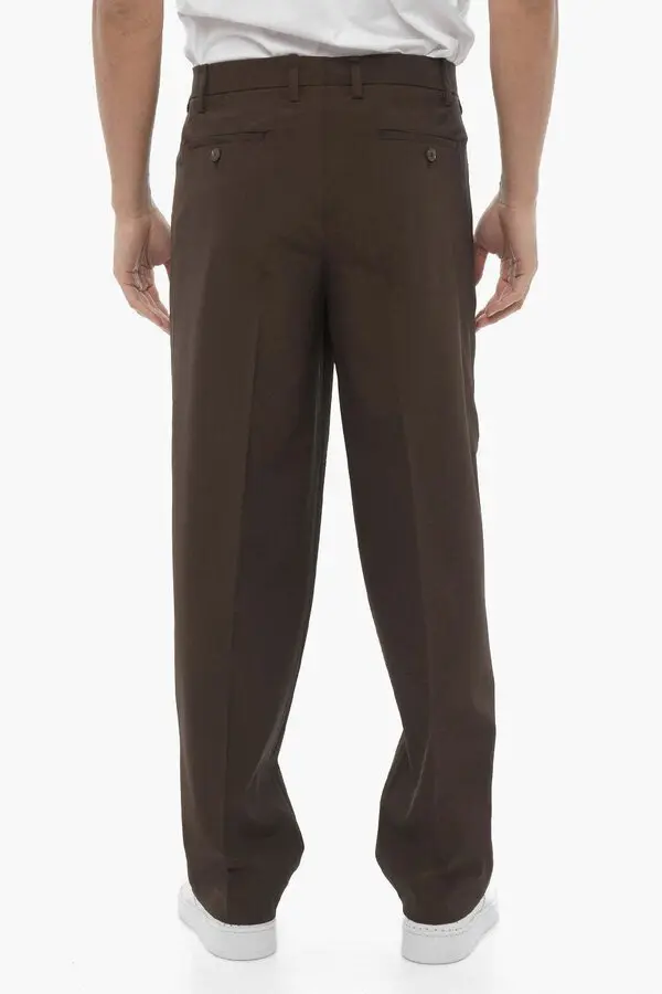 Neil Barrett Pintuck Slim-fit Trousers
